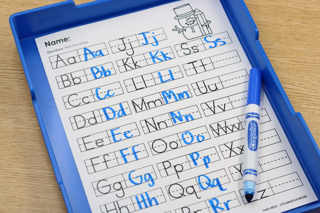 January Handwriting Practice Free Download | Alphabet Letter Formation ...