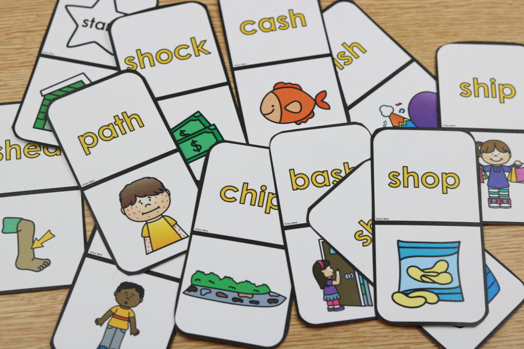 Digraphs Dominoes – Free Phonics Game for Matching Digraphs and CCVC ...